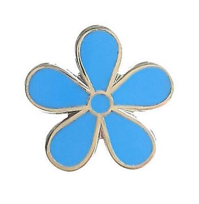 Masonic Forget Me Not Flower 11m Badge And Masonic We Will Remember ...