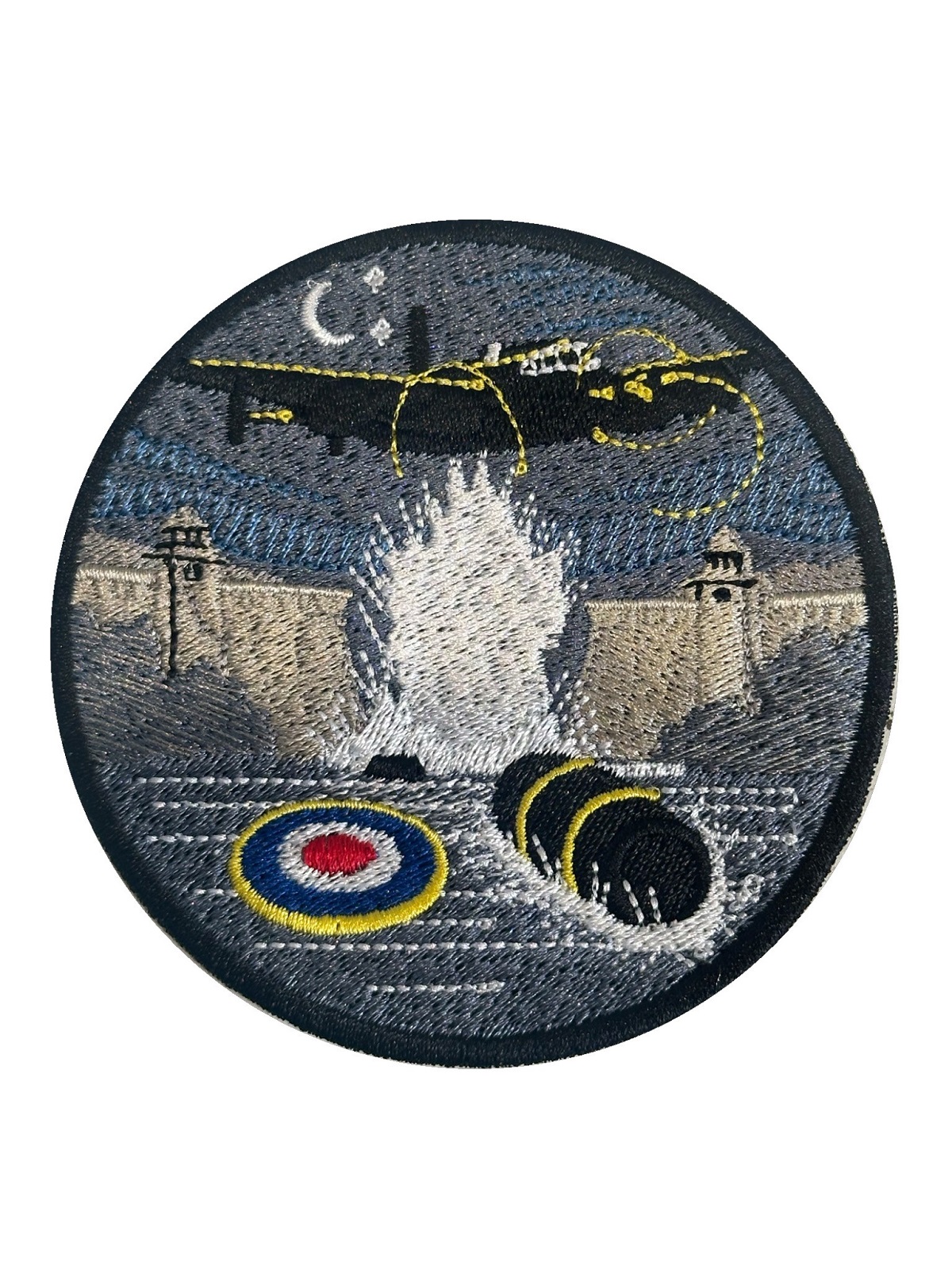 RAF Dam Busters Operation Chastise Fully Embroidered Sew/Iron on Patch ...